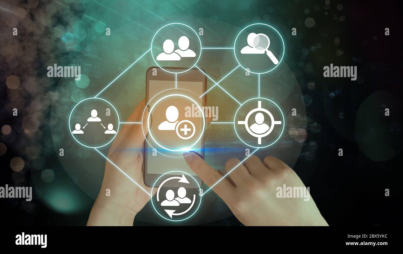 Information Digital Technology Network Connection Infographic Elements ...