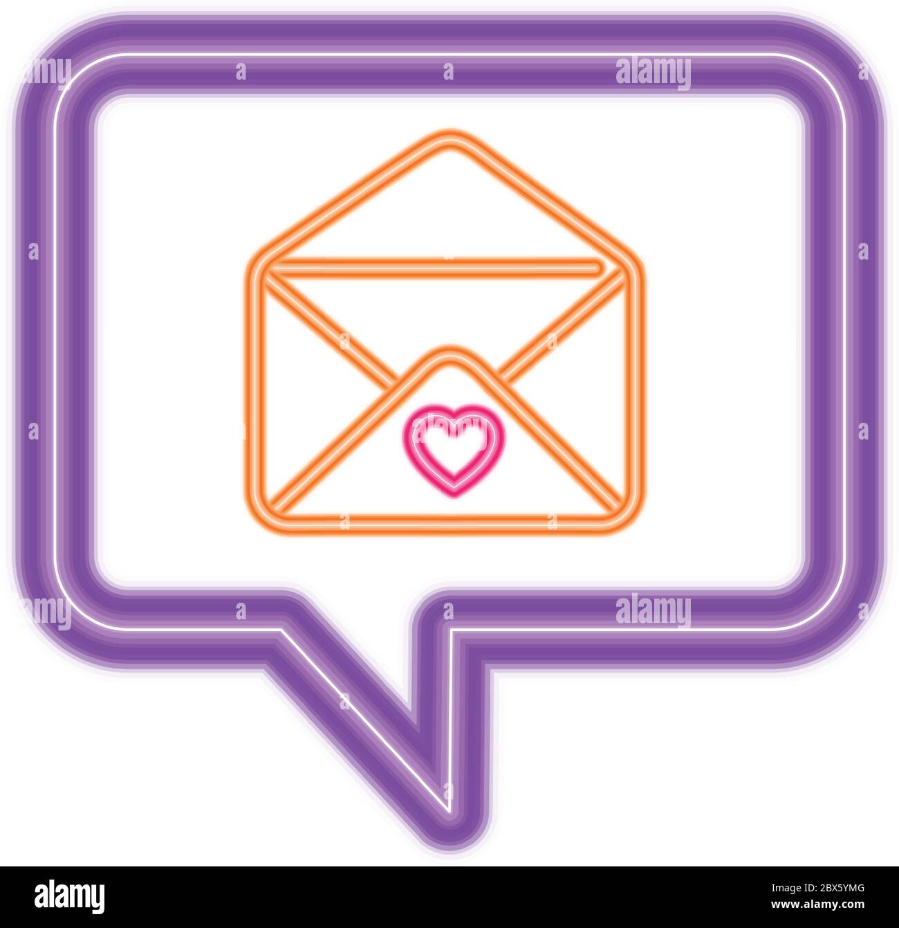 Love card with heart inside bubble vector design Stock Vector Image ...