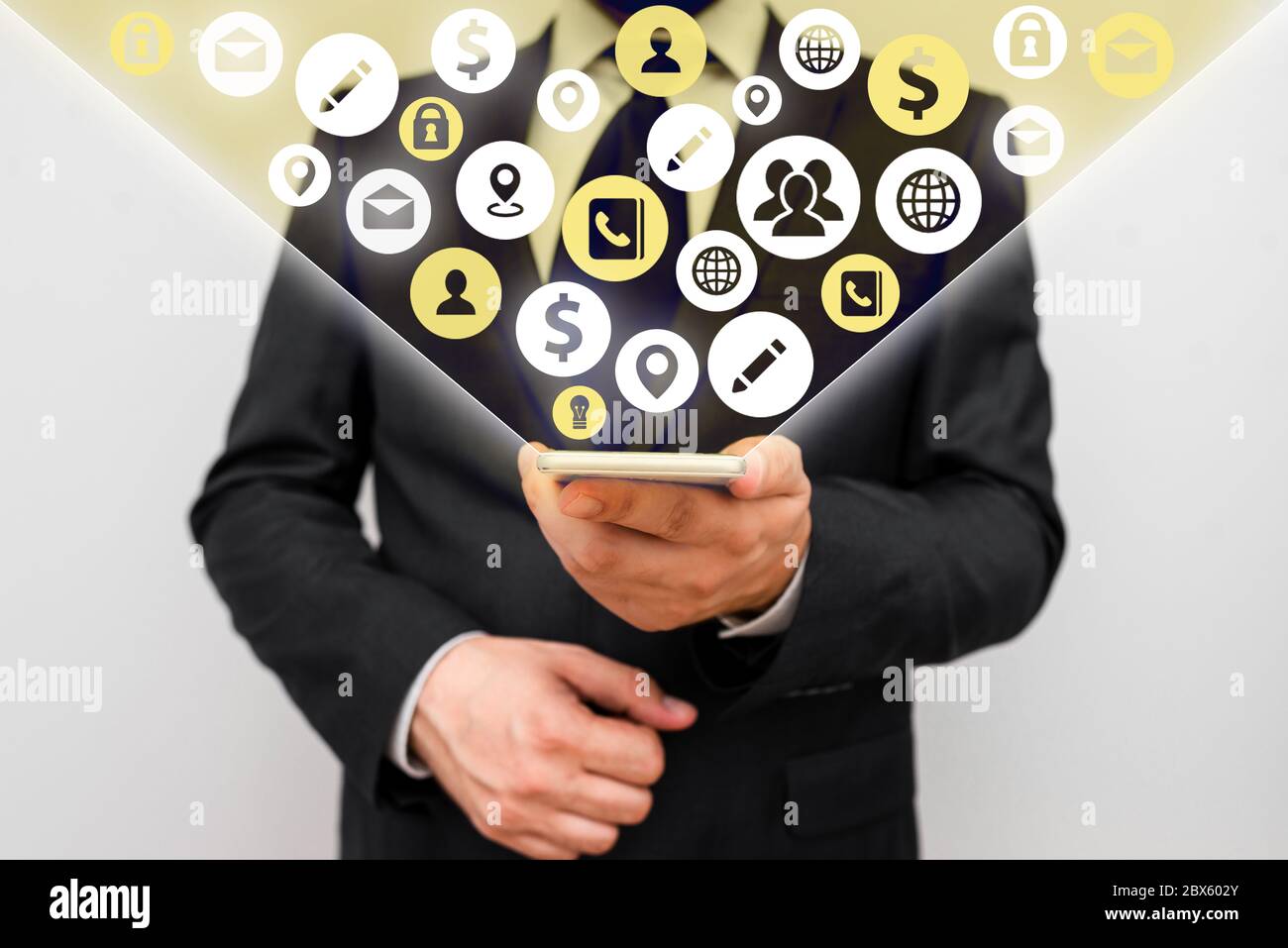Information Digital Technology Network Connection Infographic Elements ...