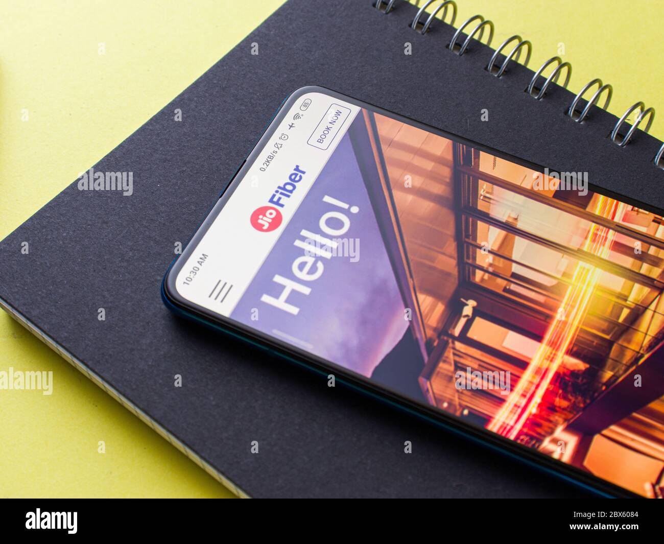 Jio fiber optics hi-res stock photography and images - Alamy