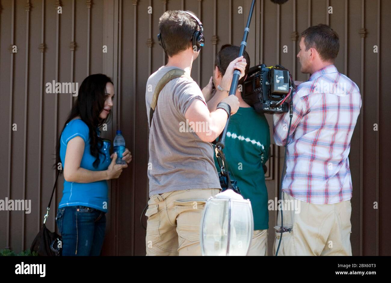 Nadya Suleman aka Octomom filming her television show in California ...