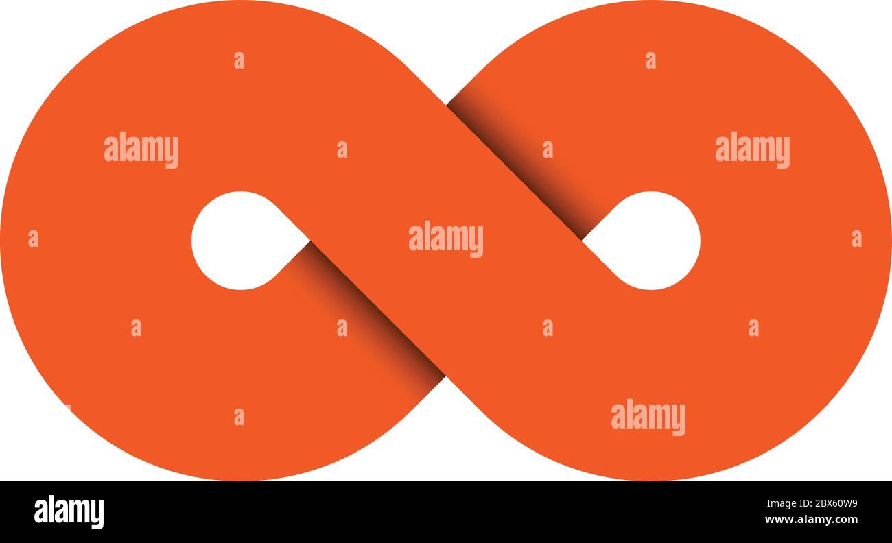 Infinity symbol icon. Representing the concept of infinite, limitless ...