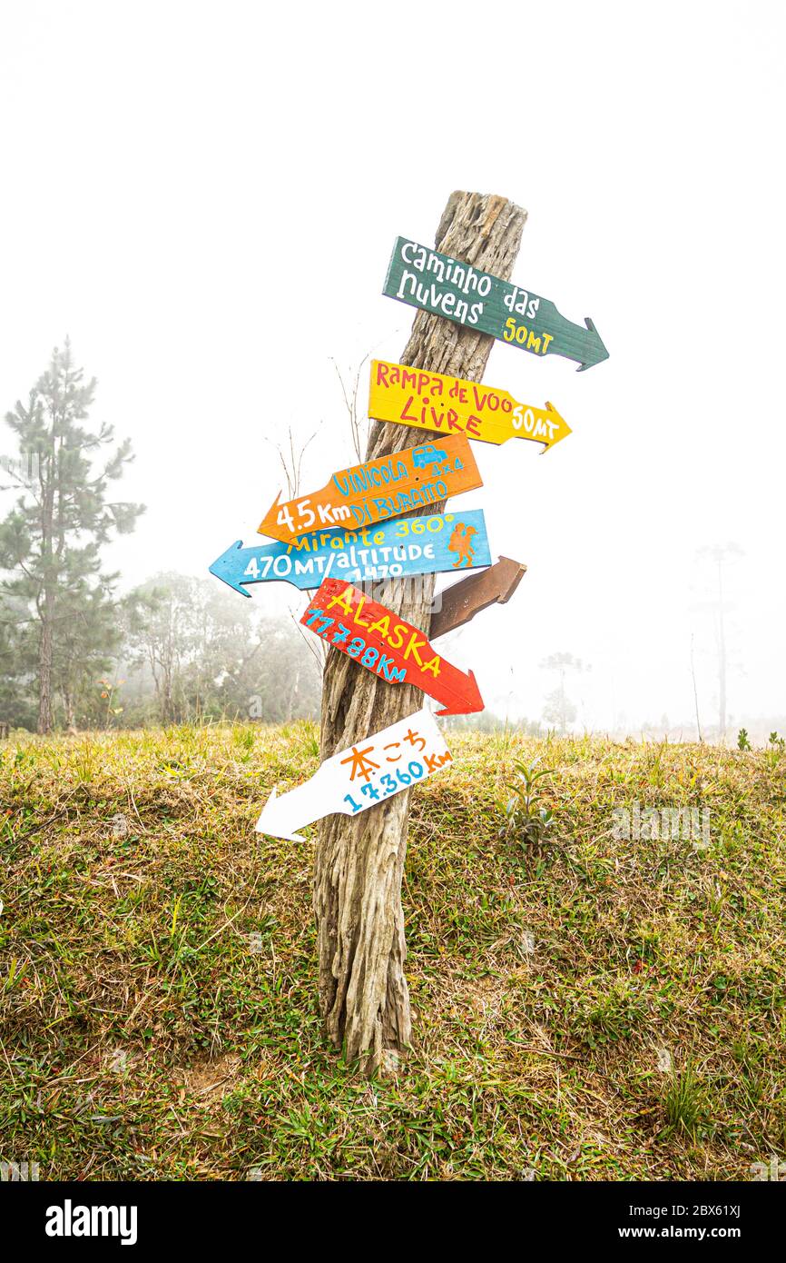 Directions signs posts signposts hi-res stock photography and images ...