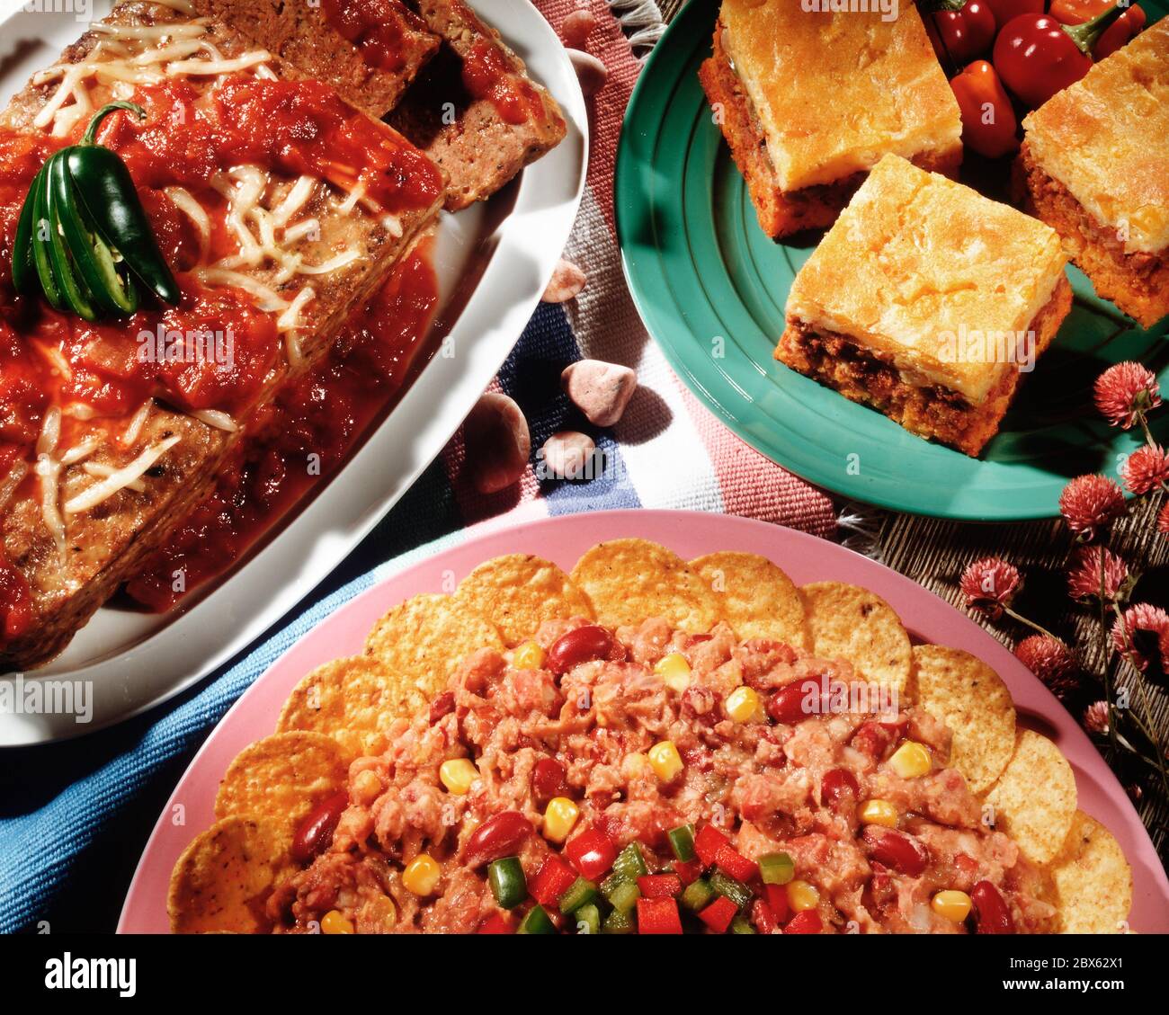 Mexican Nacho Dinner Stock Photo - Alamy