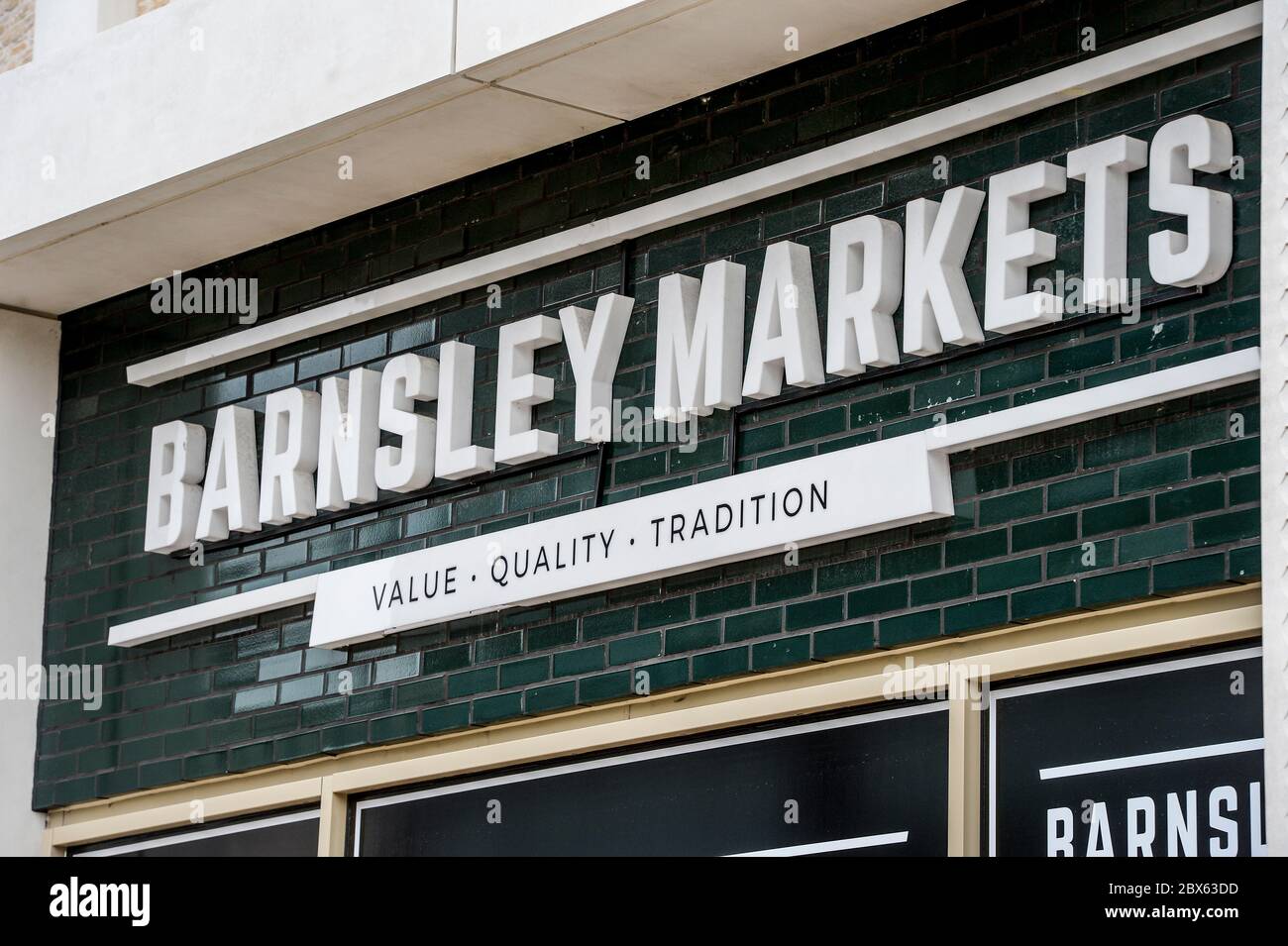 Barnsley Markets building, part of the new Glassworks project in the ...