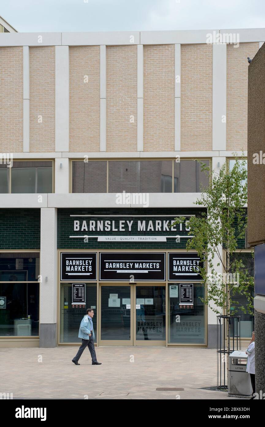 Barnsley Markets building, part of the new Glassworks project in the ...