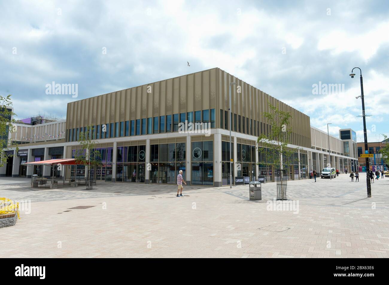Barnsley Markets building, part of the new Glassworks project in the ...