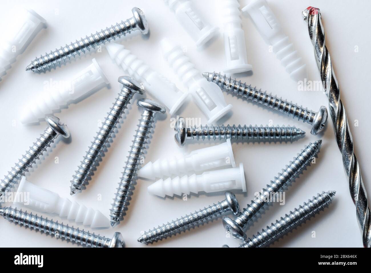 Screws and Wall Anchors Stock Photo - Alamy