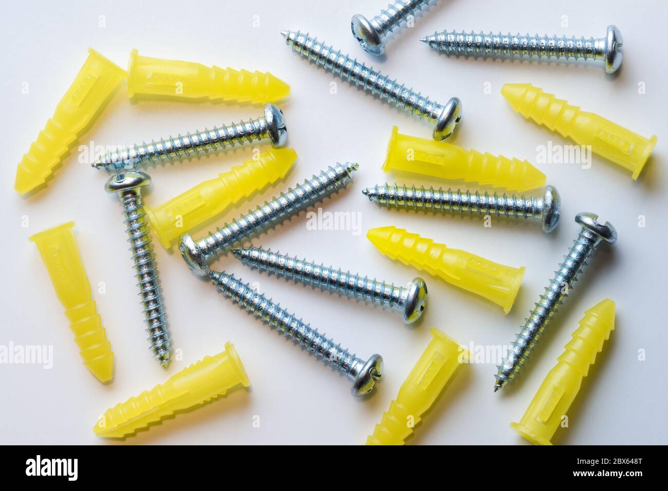 Screws and Wall Anchors Stock Photo - Alamy