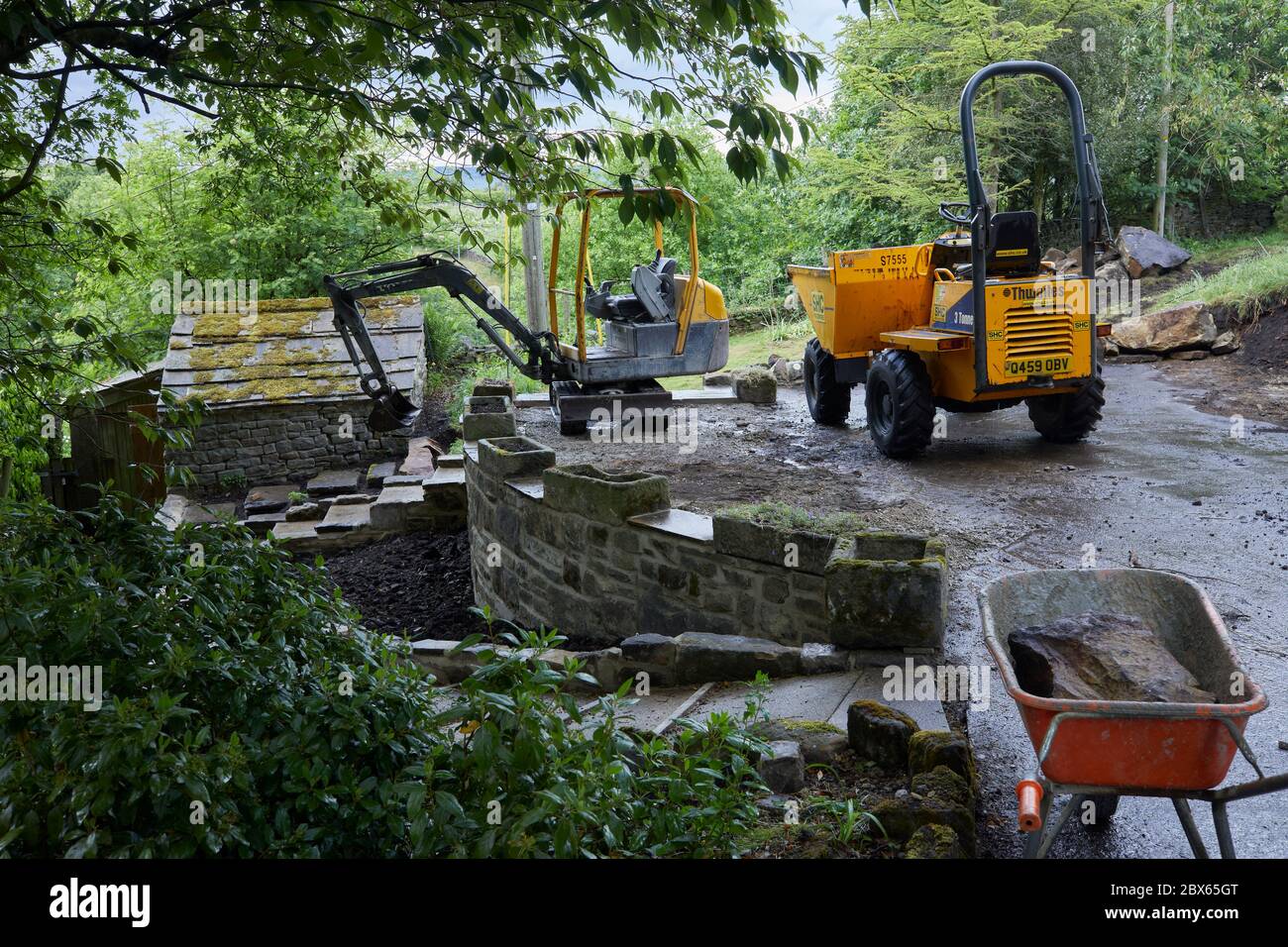 Volvo digger hi-res stock photography and images - Alamy