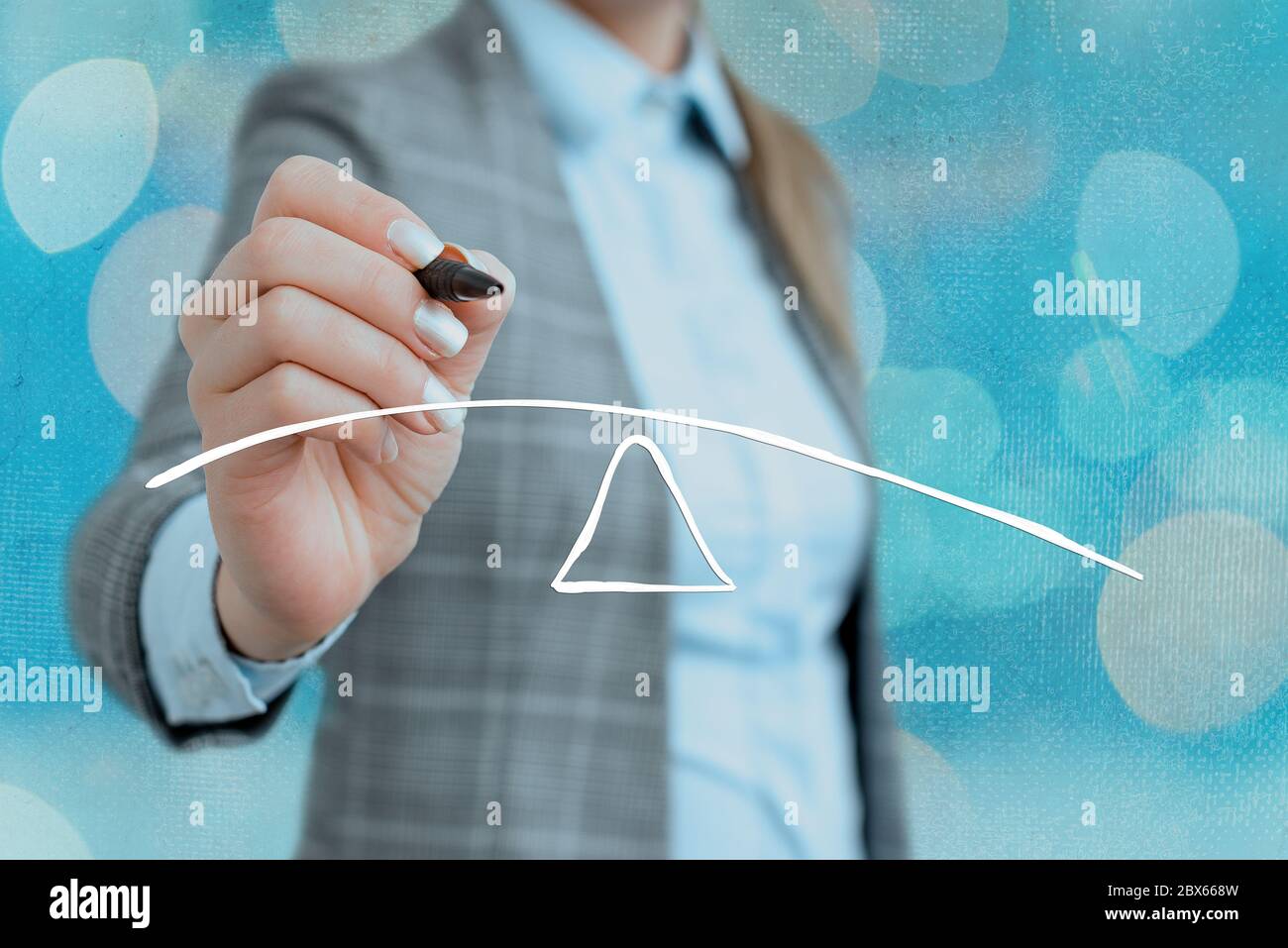Competitiveness Symbol In Diverging Opposite Views Business Choice ...