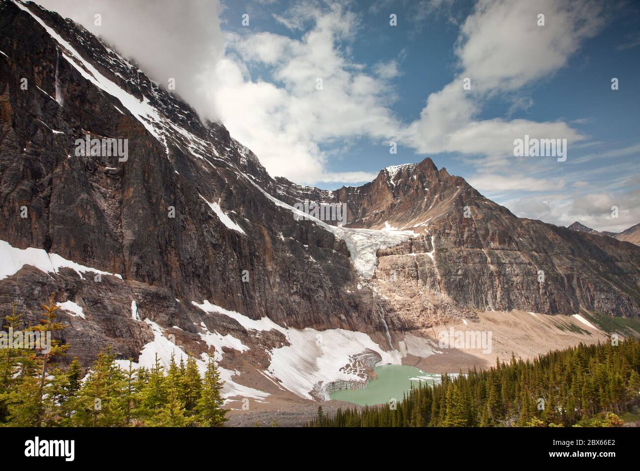 Mount Edith Cavell Stock Photo - Alamy