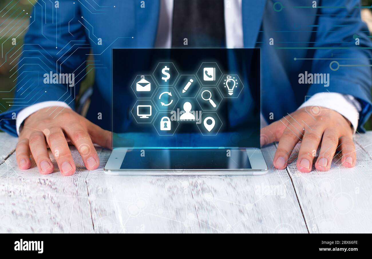 Grids And Different Set Up Of The Icons Latest Digital Technology ...