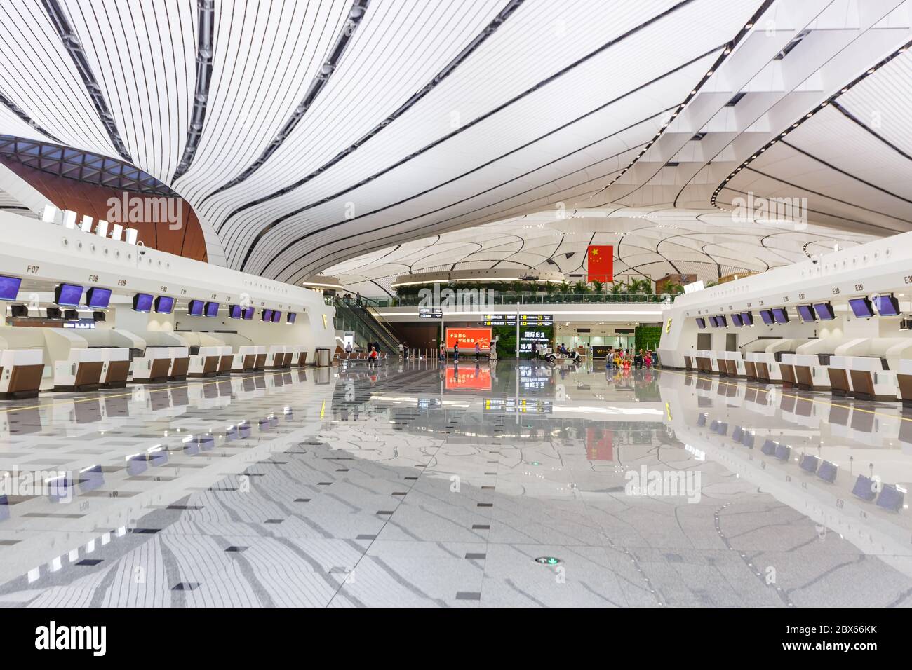 Beijing, China September 30, 2019: Beijing Daxing New International ...