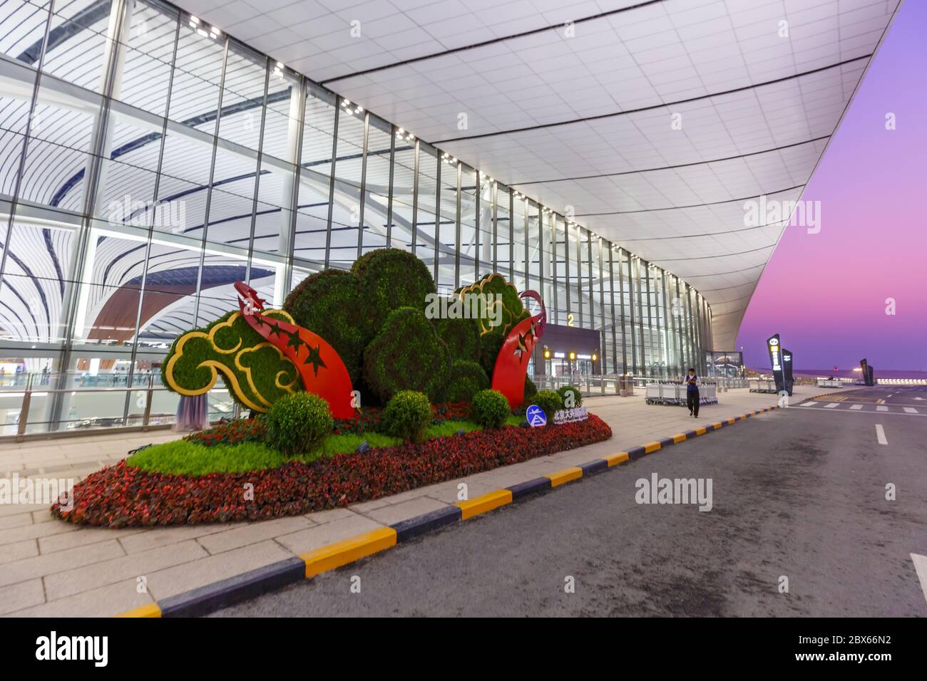 Beijing, China September 30, 2019: Beijing Daxing New International ...