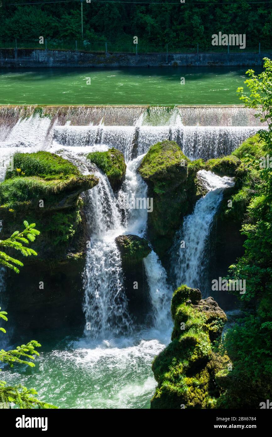 Traunfall waterfall hi-res stock photography and images - Alamy