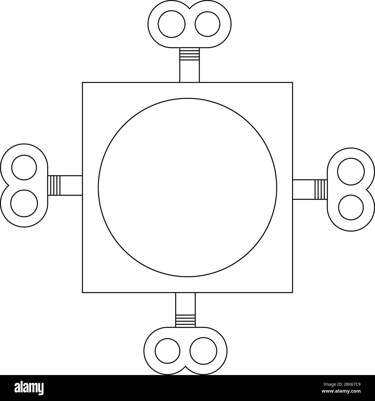 Old Profile Front Stock Vector Image & Art - Alamy