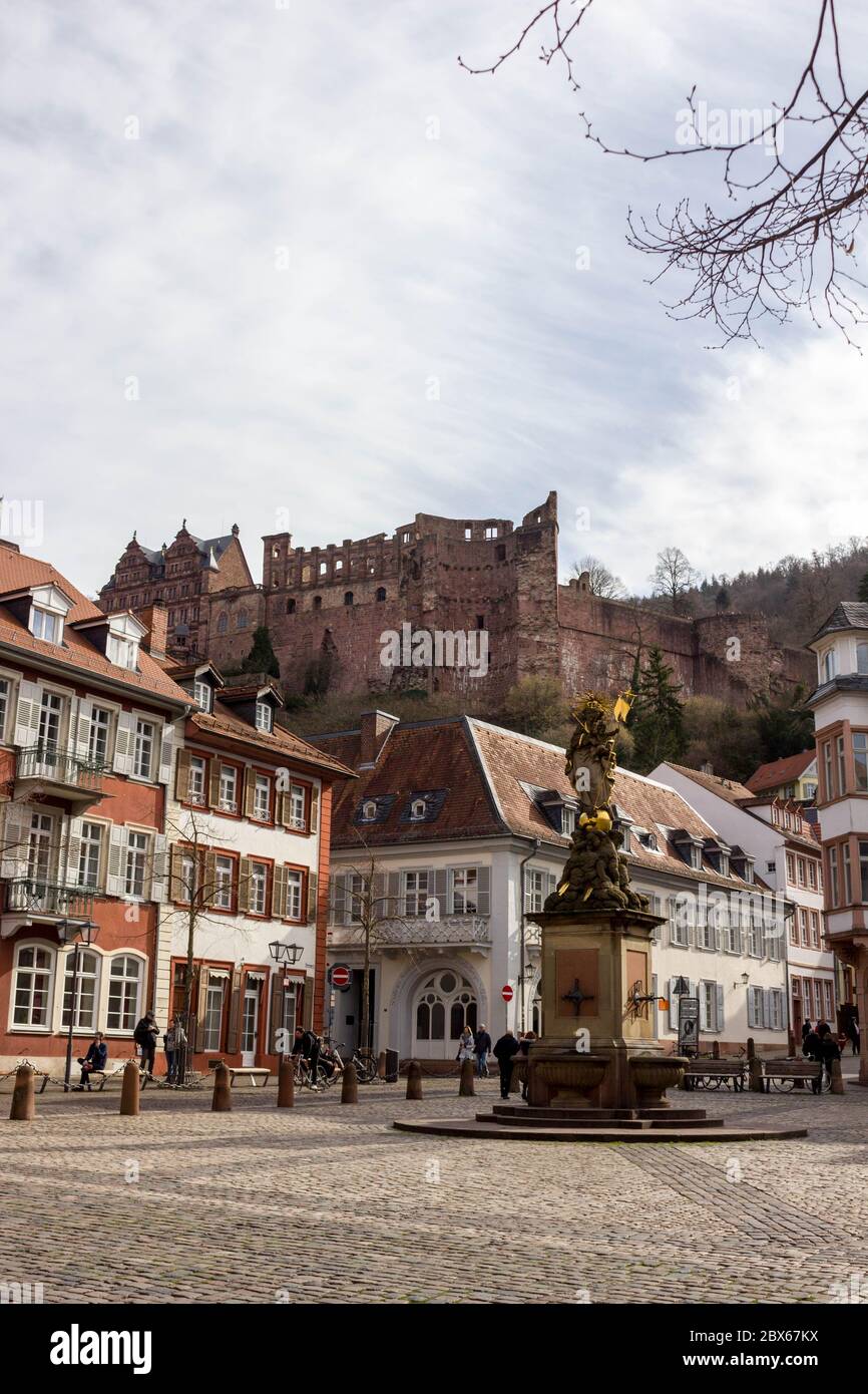Heidelberg university building hi-res stock photography and images - Alamy