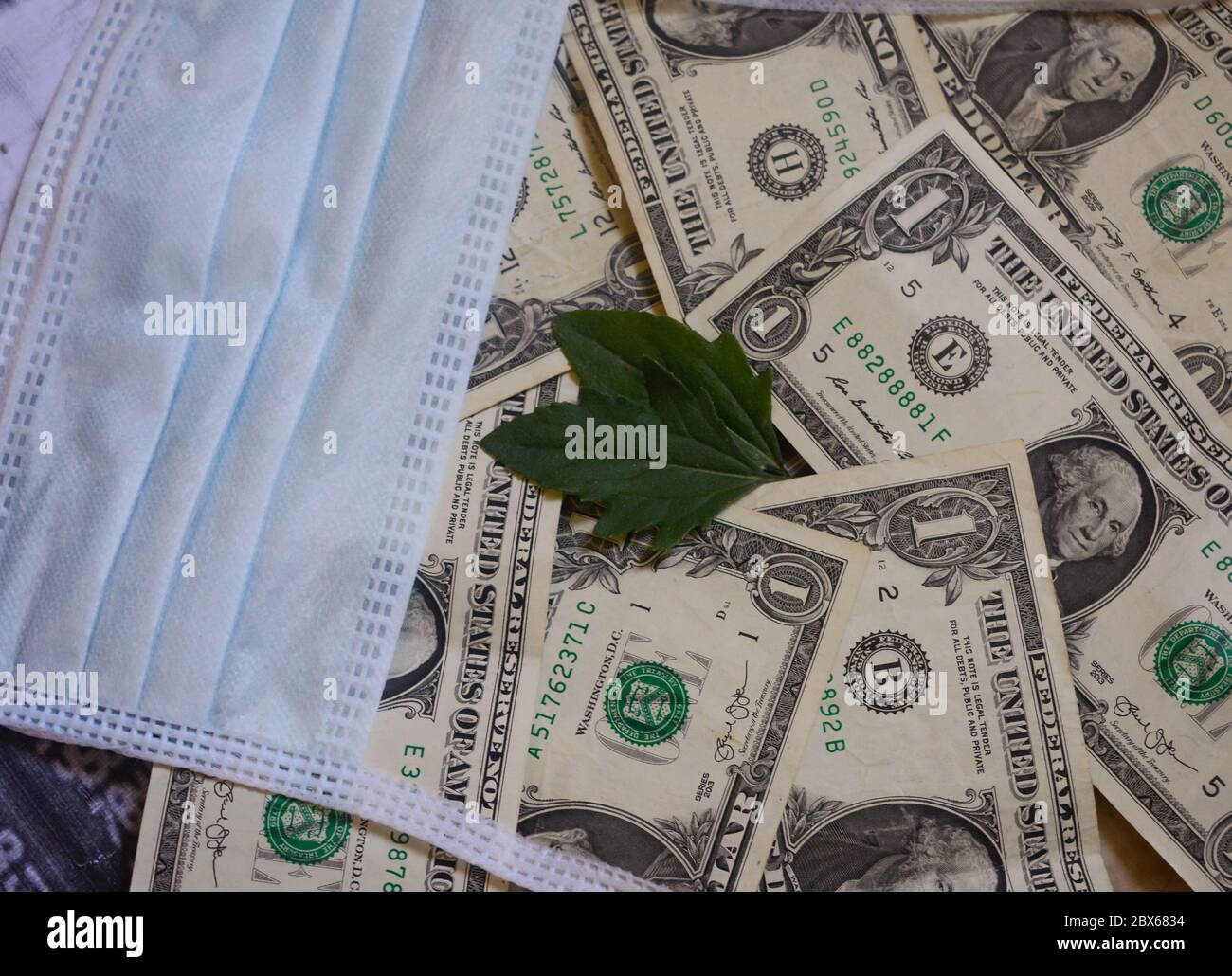 100 dollar bill mask hi-res stock photography and images - Alamy