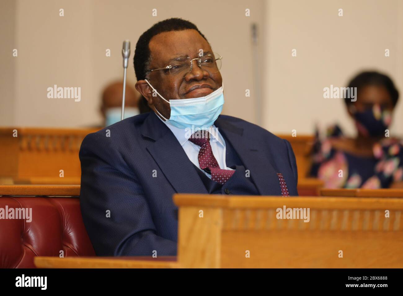 Hage geingob president of namibia hi-res stock photography and images ...