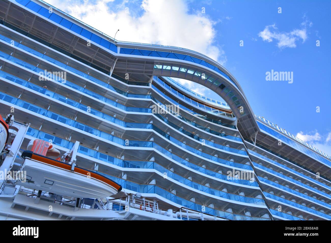 DOMINICA, CARIBBEAN - MARCH 24, 2017 : Royal Princess ship docked in ...