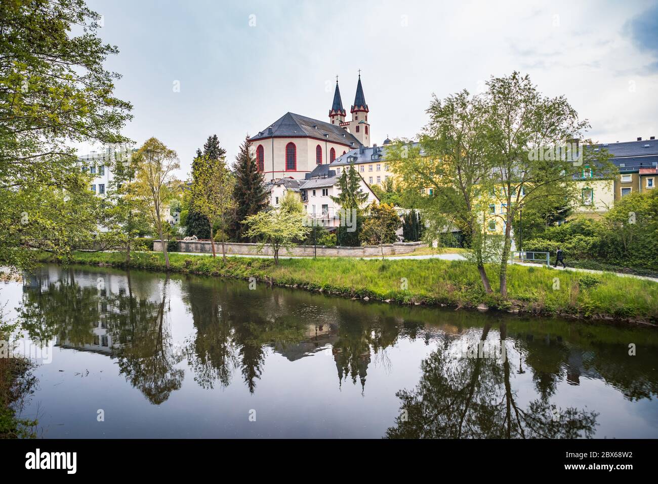 HOF, GERMANY - CIRCA MAY, 2020: The townscape of Hof, Bavaria, Germany ...