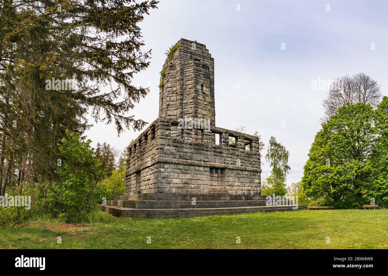 HOF, GERMANY - CIRCA MAY, 2020: The Bismarck tower, German ...