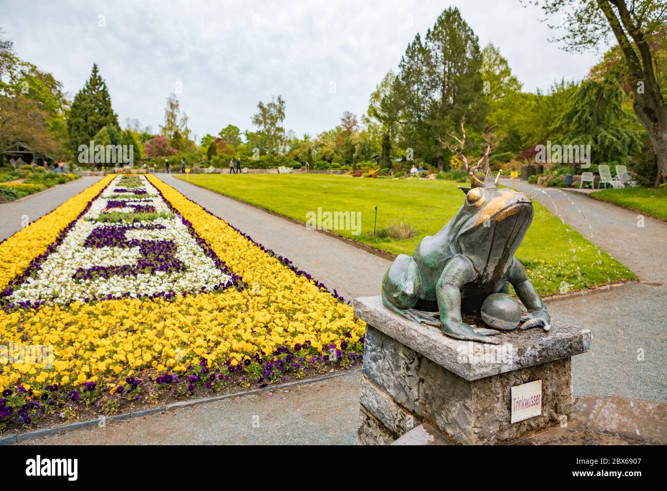 HOF, GERMANY - CIRCA MAY, 2020: The botanical garden of Hof, Bavaria ...