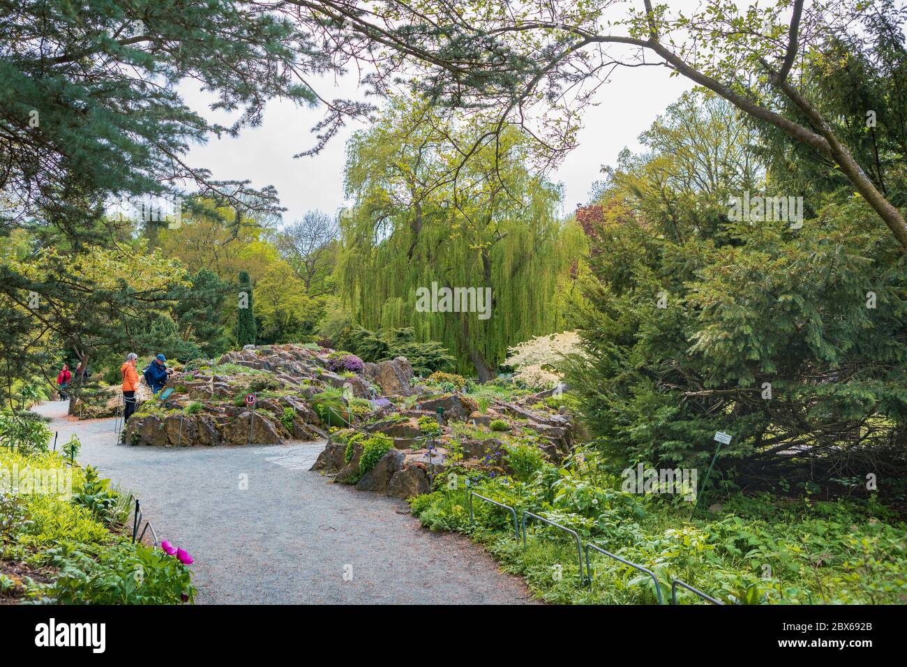 HOF, GERMANY - CIRCA MAY, 2020: The botanical garden of Hof, Bavaria ...