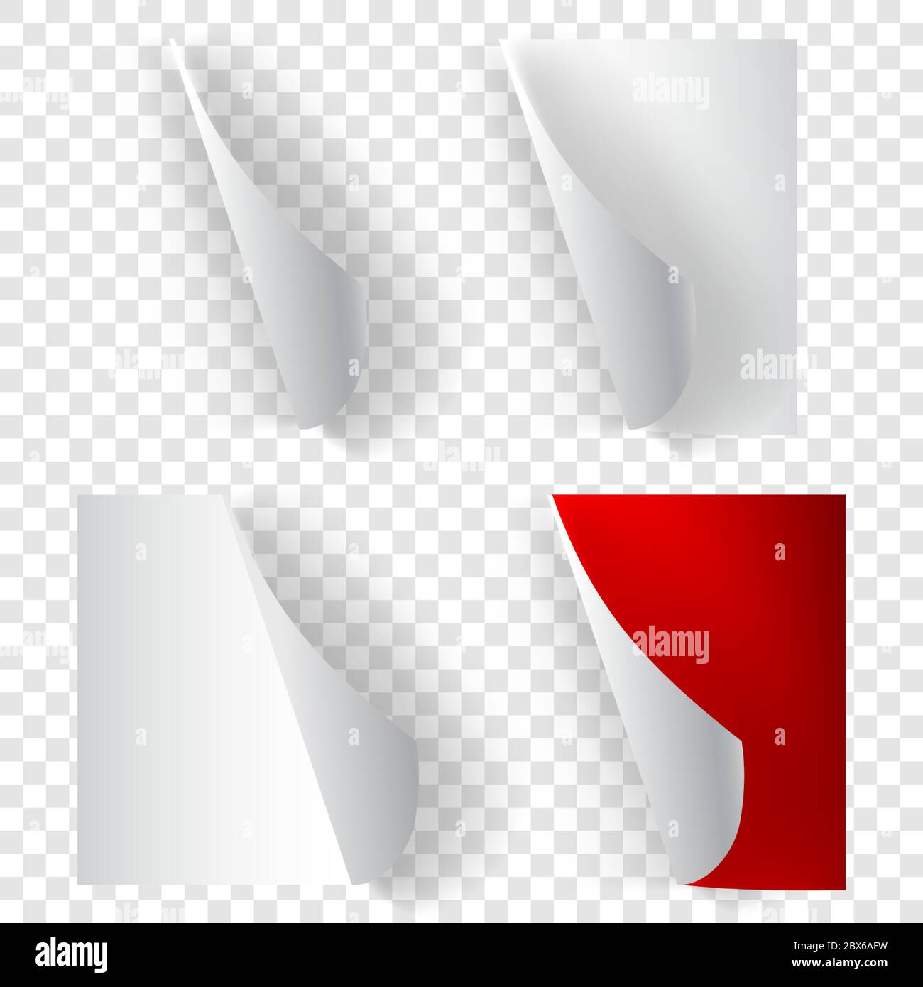 Curled up vector vectors hi-res stock photography and images - Alamy