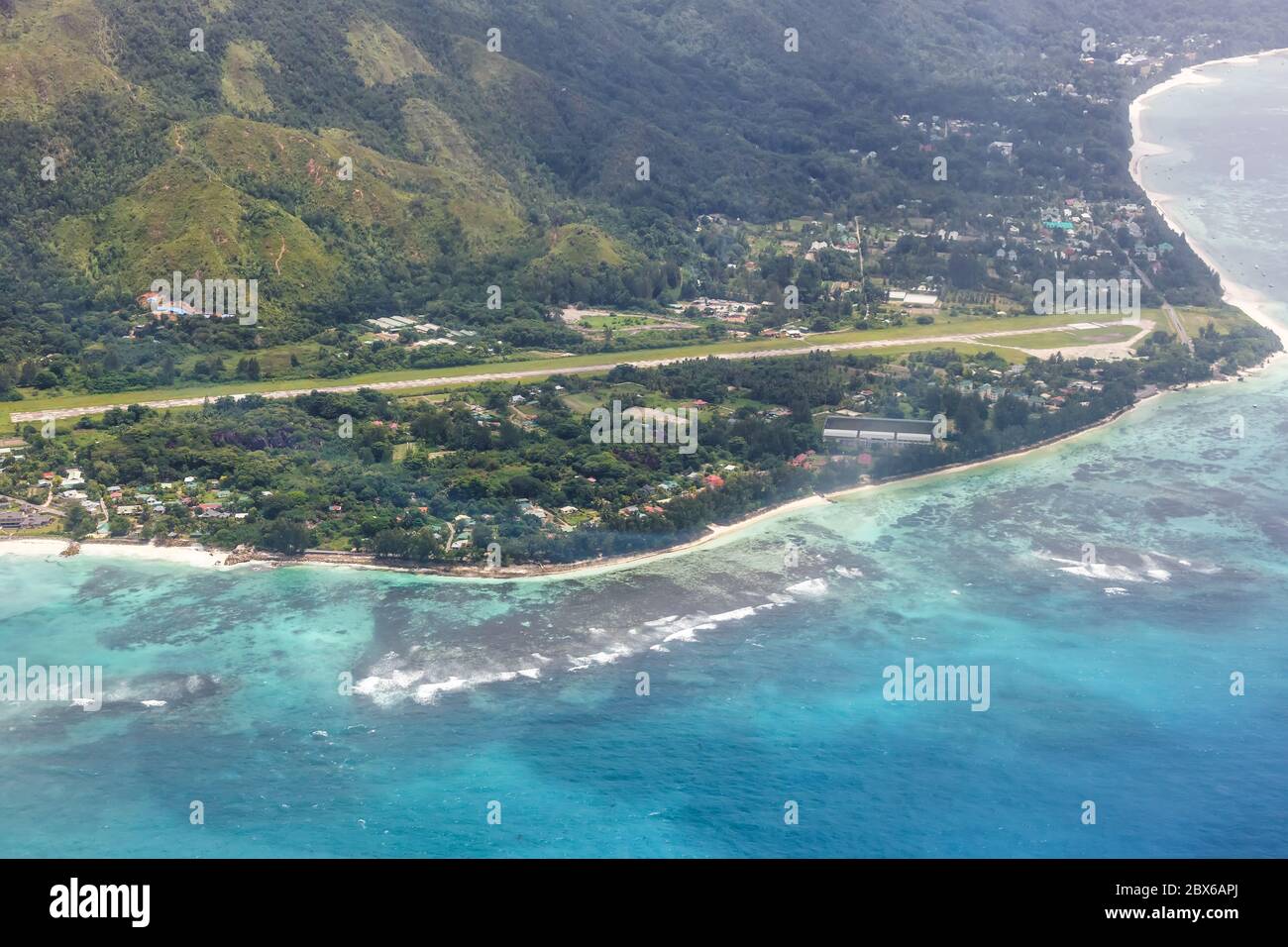 Praslin island aerial hi-res stock photography and images - Alamy