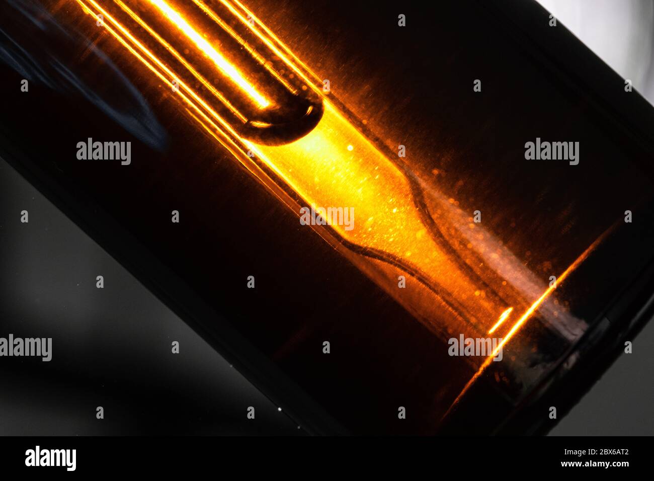 Close up photo of glass cosmetics container for oily texture Stock ...