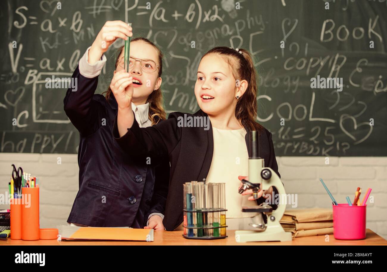 School project investigation. School experiment. Science concept ...