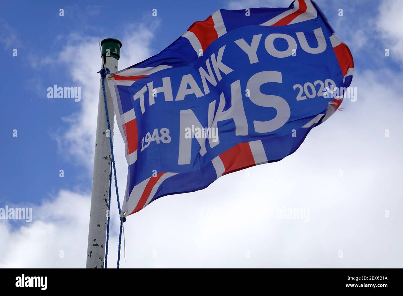 Nhs flag flying hi-res stock photography and images - Alamy