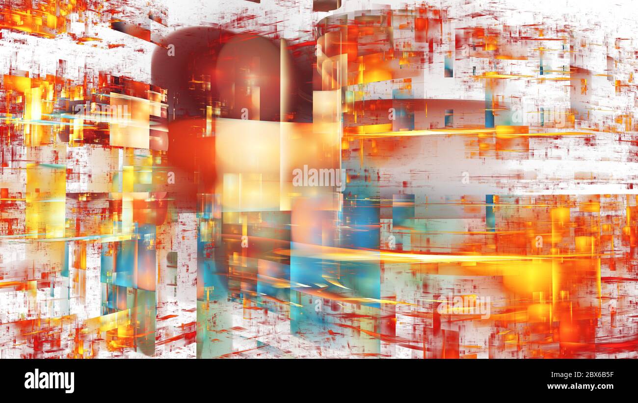 Abstract fractal illustration for creative design looks like modern ...