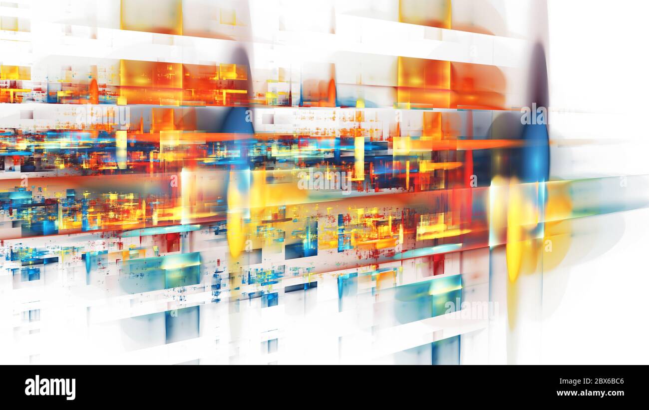 Abstract fractal illustration for creative design looks like modern ...