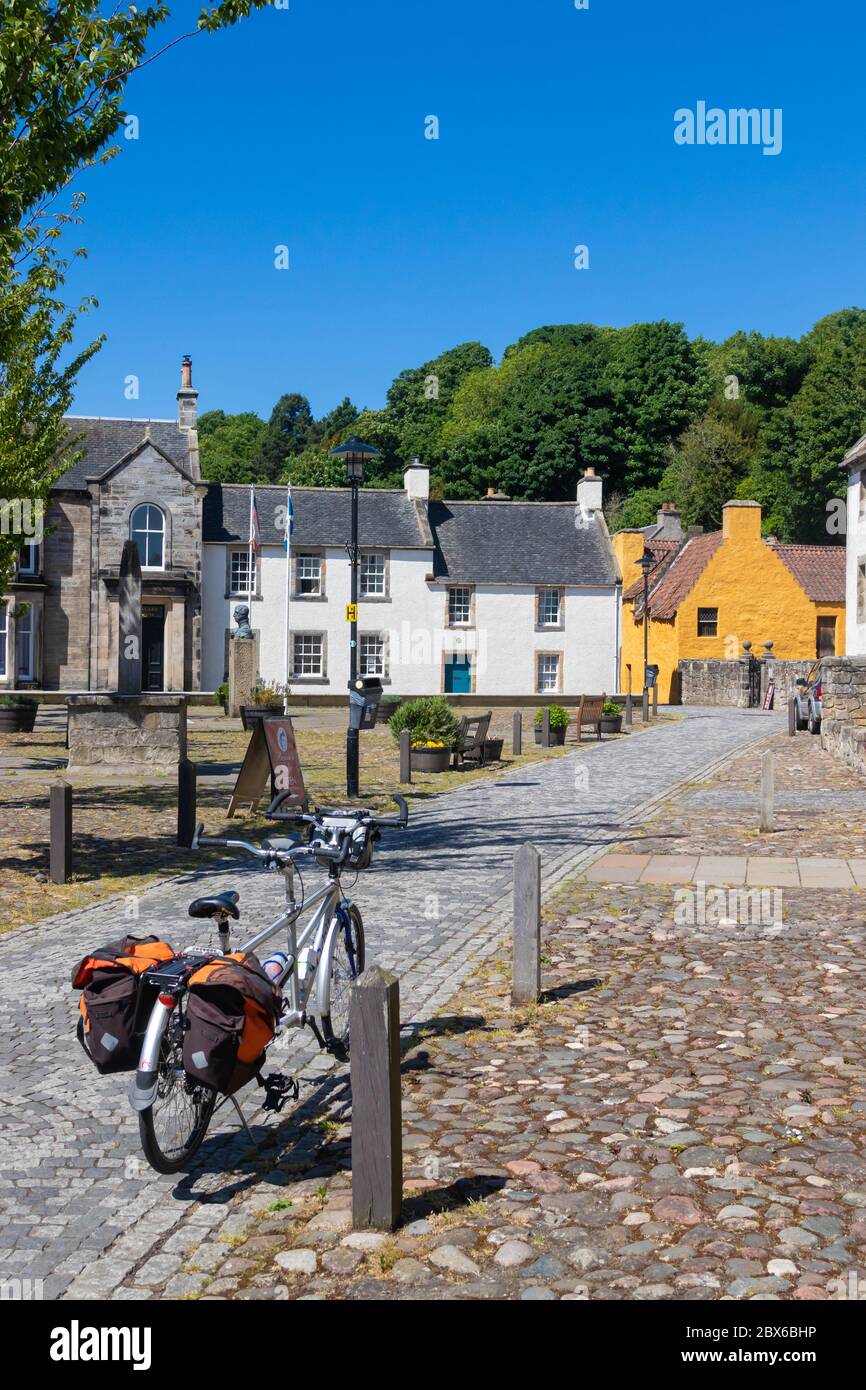 The beautiful coastal village of Culross, Fife, Scotland Stock Photo ...
