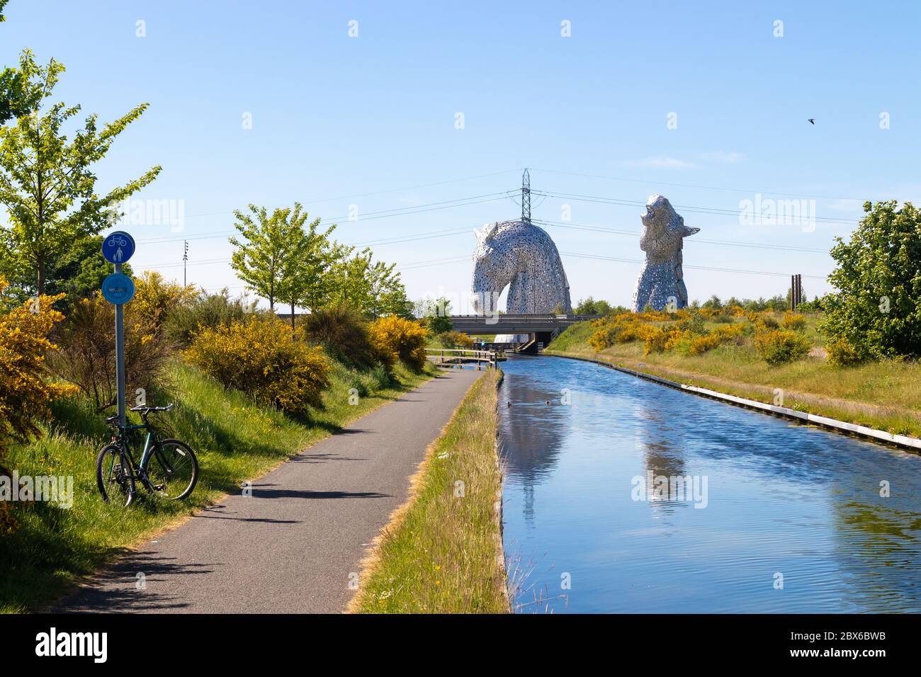 The Kelpies, The Helix, Falkirk, Scotland Stock Photo - Alamy