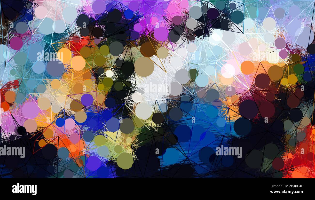 Abstract Colorful Geometrical Artwork,Abstract Graphical Art Background ...