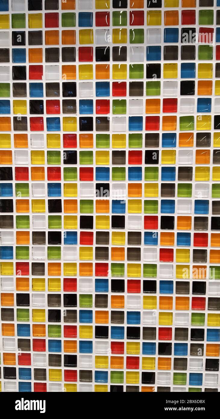 Coloured squares graphic hi-res stock photography and images - Alamy