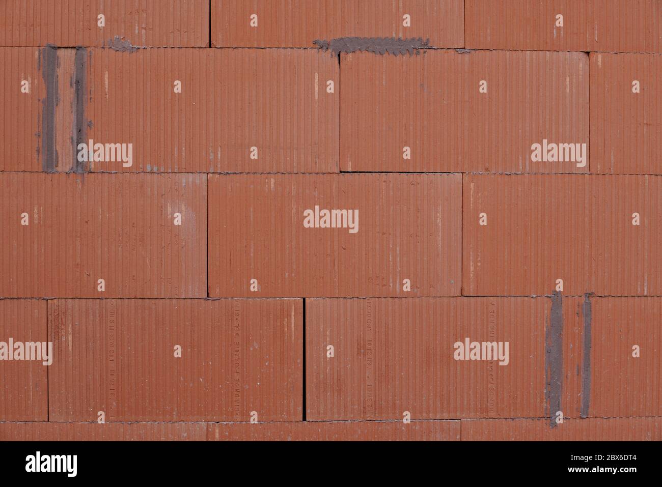 Old new red brick wall background home wallpaper masonry Stock Photo ...