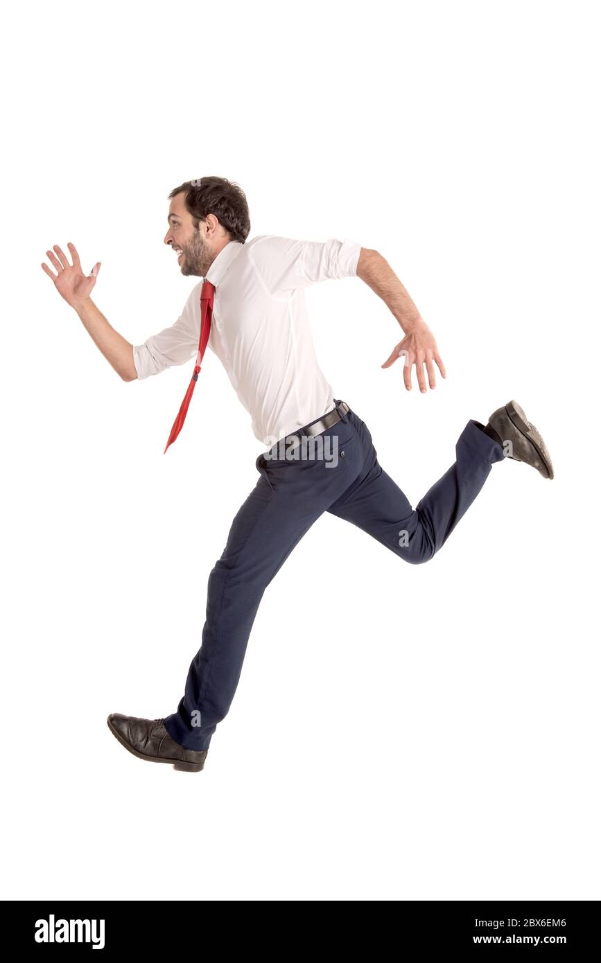 Running a marathon Cut Out Stock Images & Pictures - Alamy