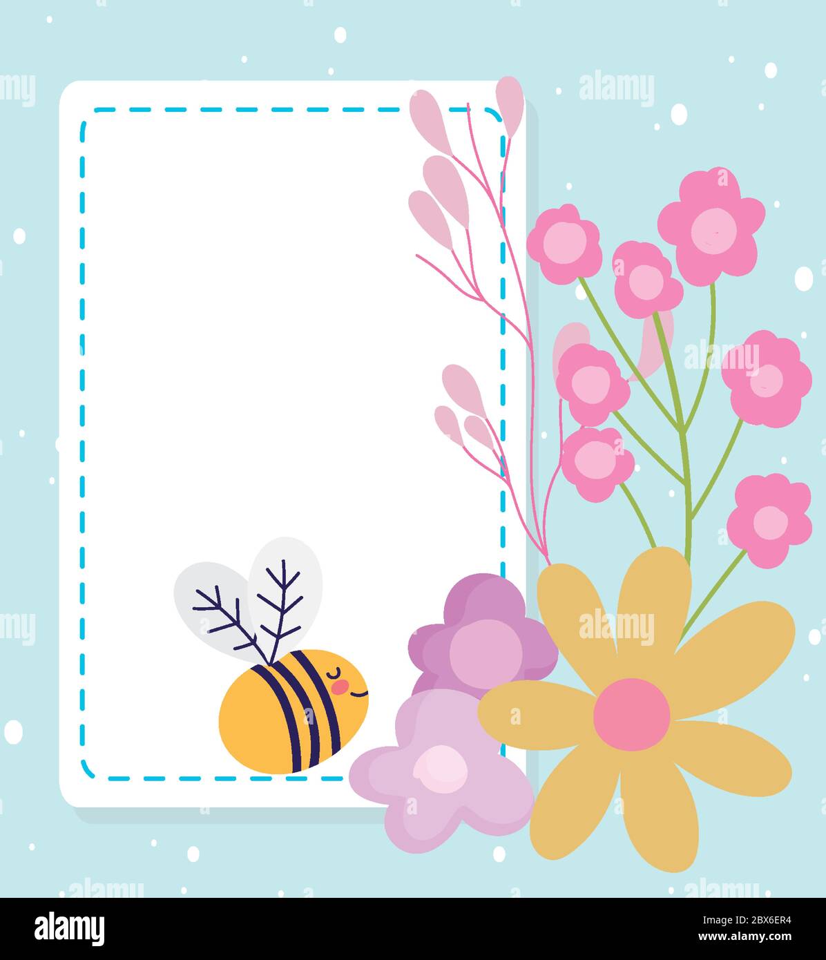 baby shower, bee flowers decoration announce newborn welcome template ...
