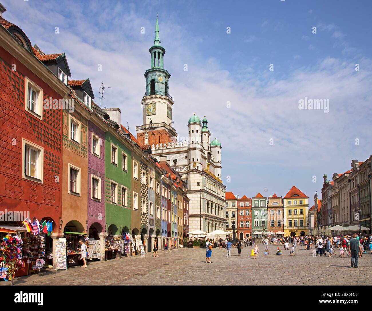 Town hall at Old Market square in Poznan. Poland Stock Photo - Alamy