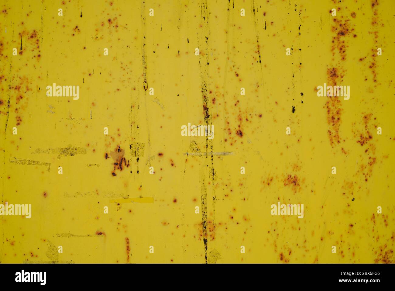 Yellow Scratched Metal Texture