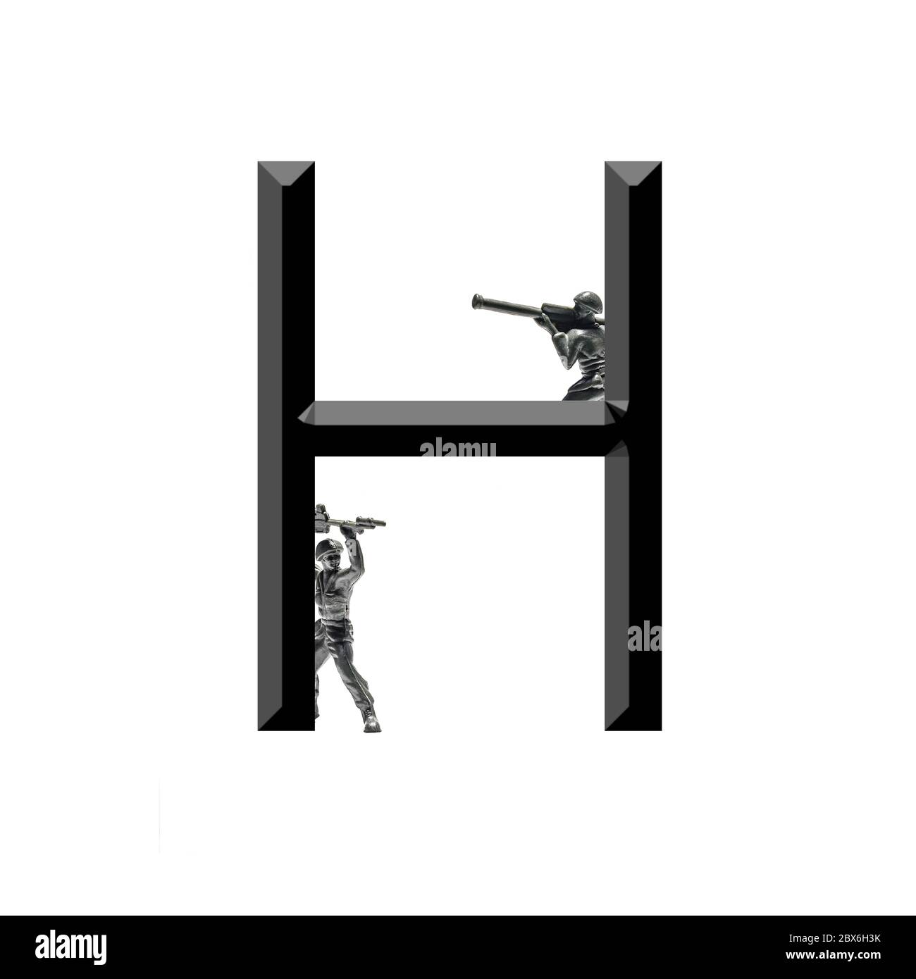 Alphabet h hi-res stock photography and images - Alamy