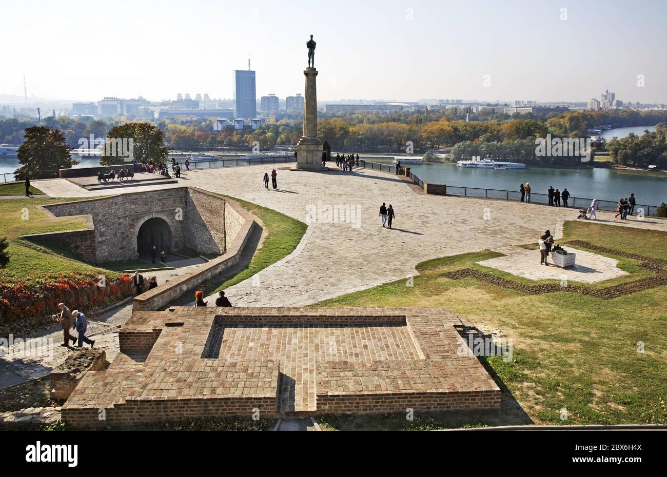 Kalemegdan in Belgrade. Serbia Stock Photo - Alamy