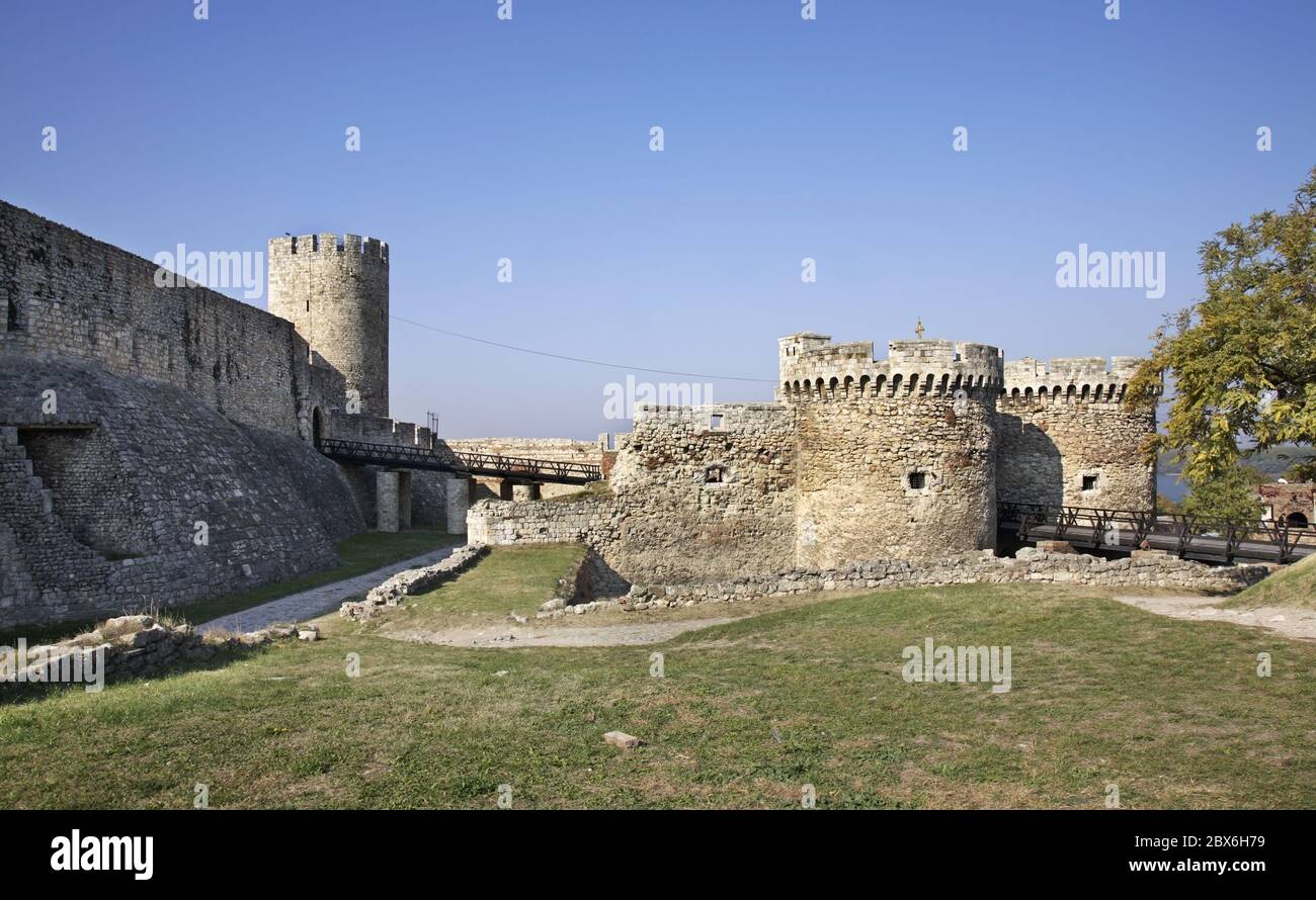Kalemegdan fortress in Belgrade. Serbia Stock Photo - Alamy