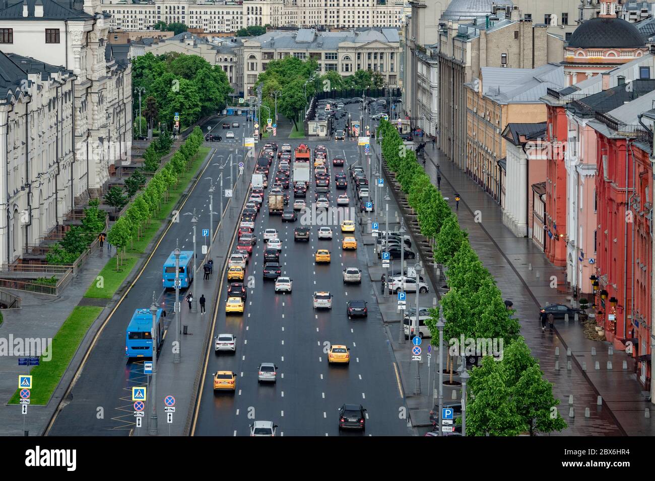 Russia, Moscow. Novaya Square Stock Photo - Alamy