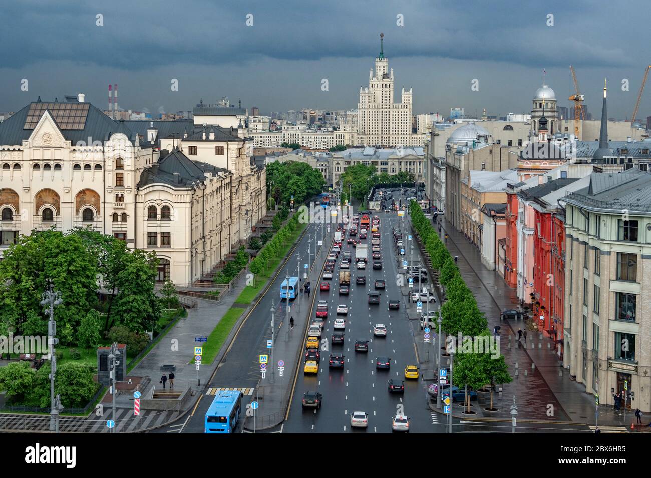Russia, Moscow. Novaya Square Stock Photo - Alamy
